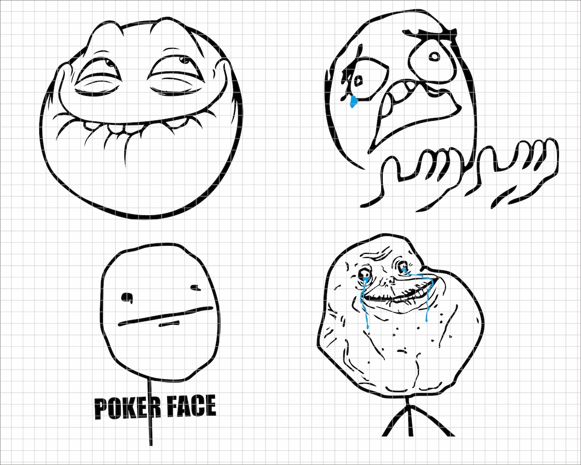 Old Memes SVG PNG Cricut File Layered Cut Design for Printing ...