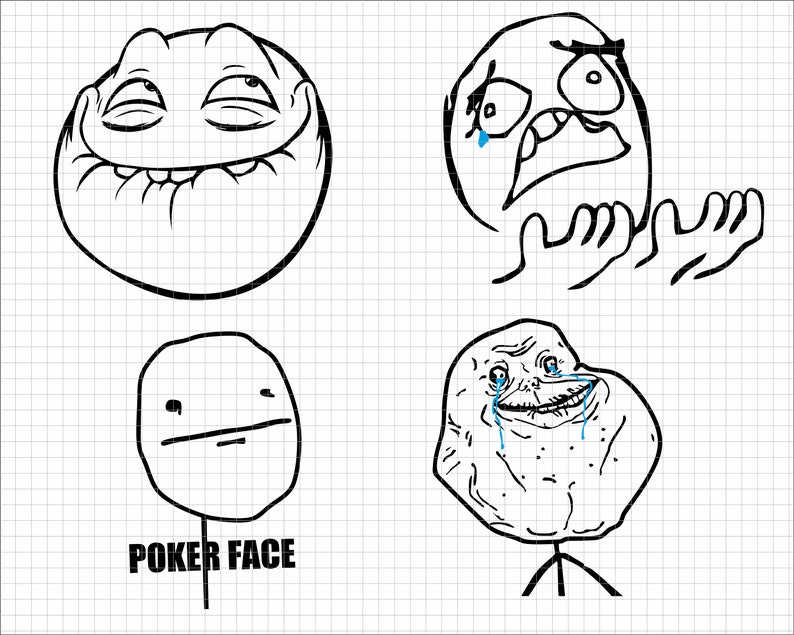 Old Memes SVG PNG Cricut File Layered Cut Design for Printing ...