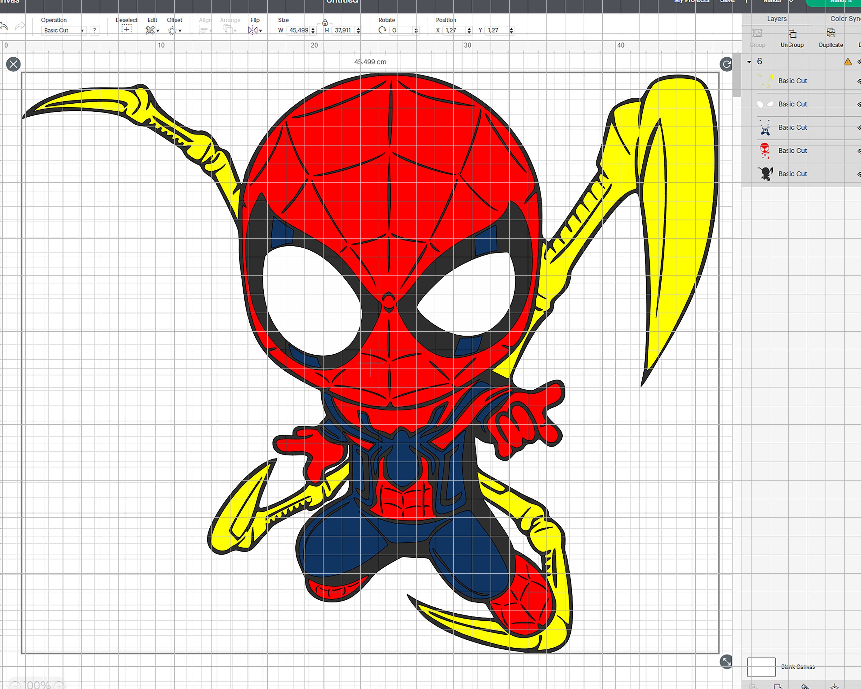 SVG PNG Cricut File Layered Cut Design for Printing, Engraving ...
