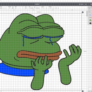 Pepe Frog Meme SVG PNG Cricut File Layered Cut Design for Printing ...