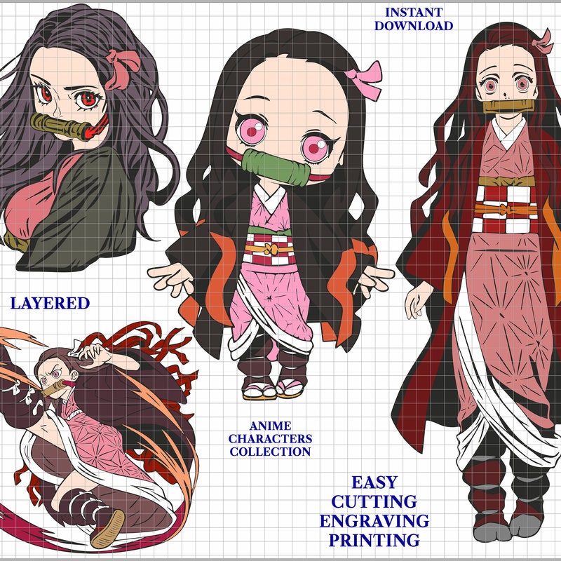 Demon Slayer Svg Cricut - Etsy