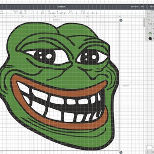 Pepe Frog Meme SVG PNG Cricut File Layered Cut Design for Printing ...