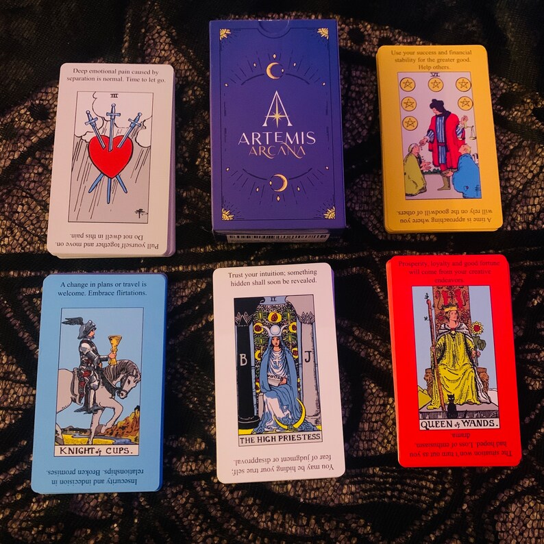 Tarot Cards (artemis Arcana) - Etsy