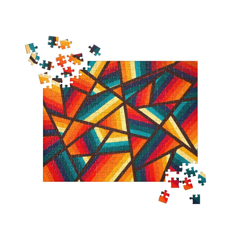 Retro Dimensions Jigsaw Puzzle - Etsy