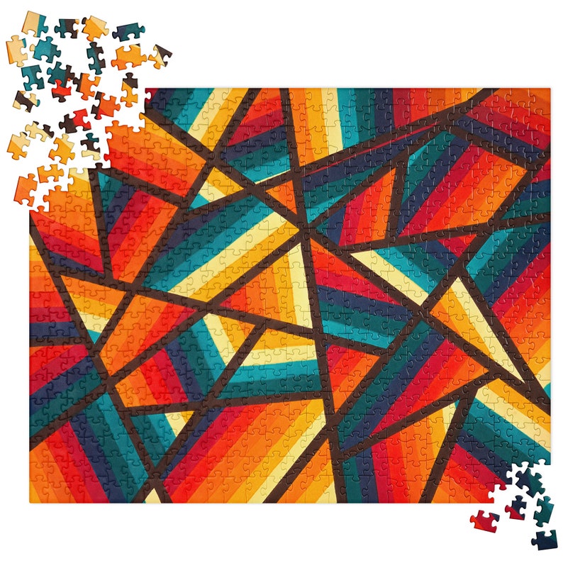 Retro Dimensions Jigsaw Puzzle - Etsy