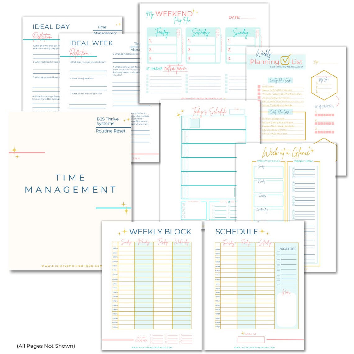 Time Management Bundle - Etsy