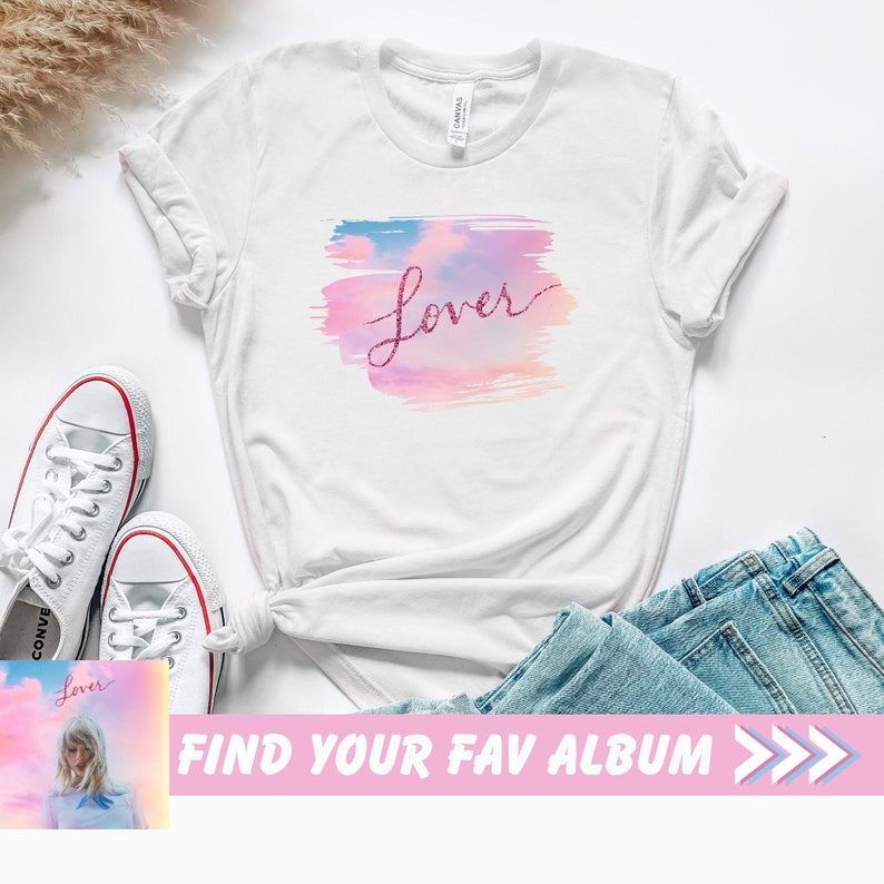 Lover Album Kid's Tee TS Lyrics White Youth Short Sleeve Tee Eras Tour ...