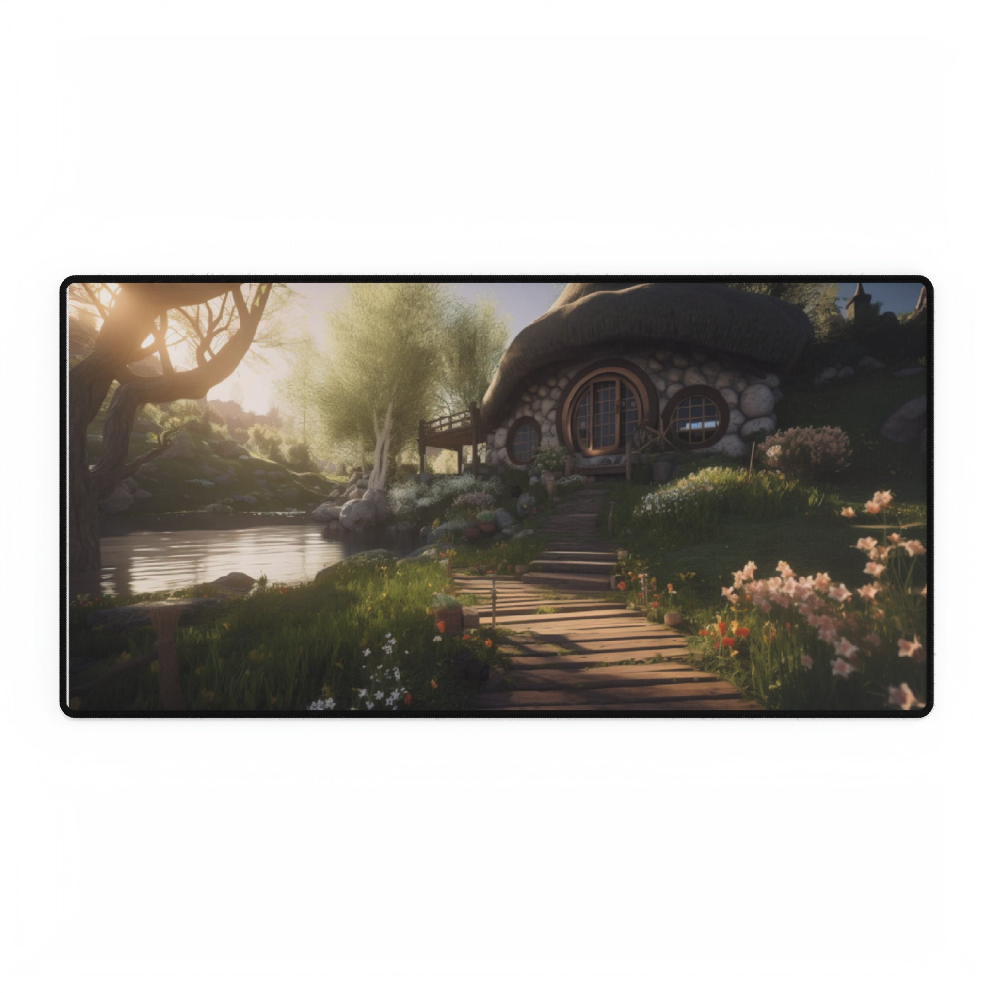 Hobbit-inspired Enchanted Cottage Desk Mat - Etsy