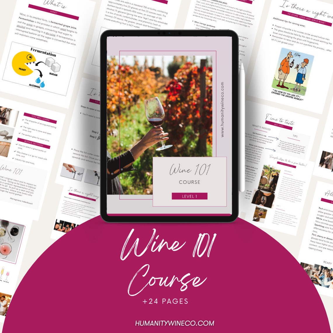 Tasting Guide Printable Printable Wine Tasting Wine Guide Level 1 Wine ...