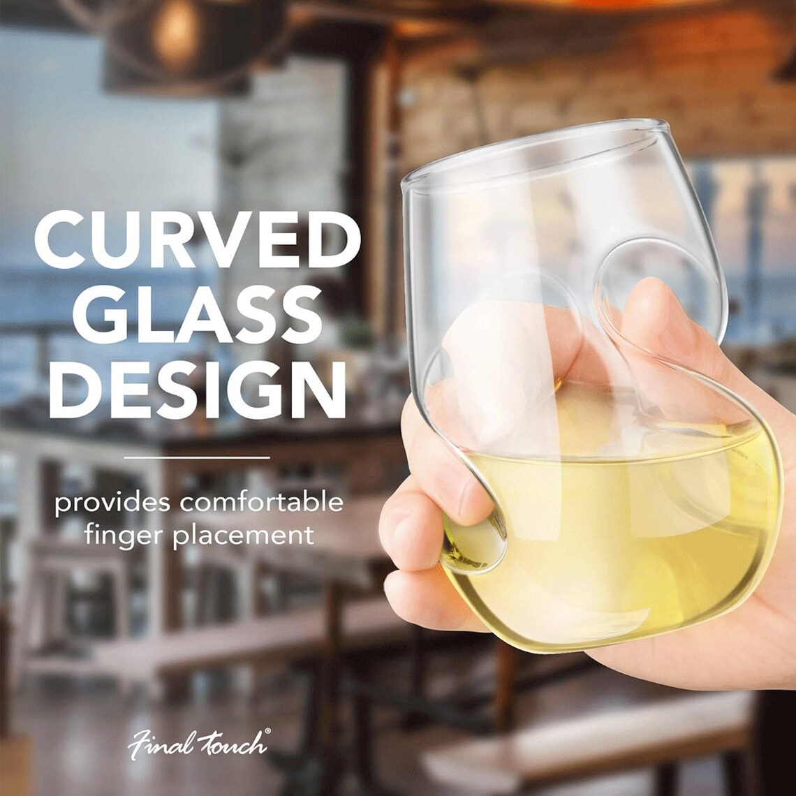 Sculpted Wine Glasses Gift Set Set of 4 Wine Glasses 4.5 X - Etsy