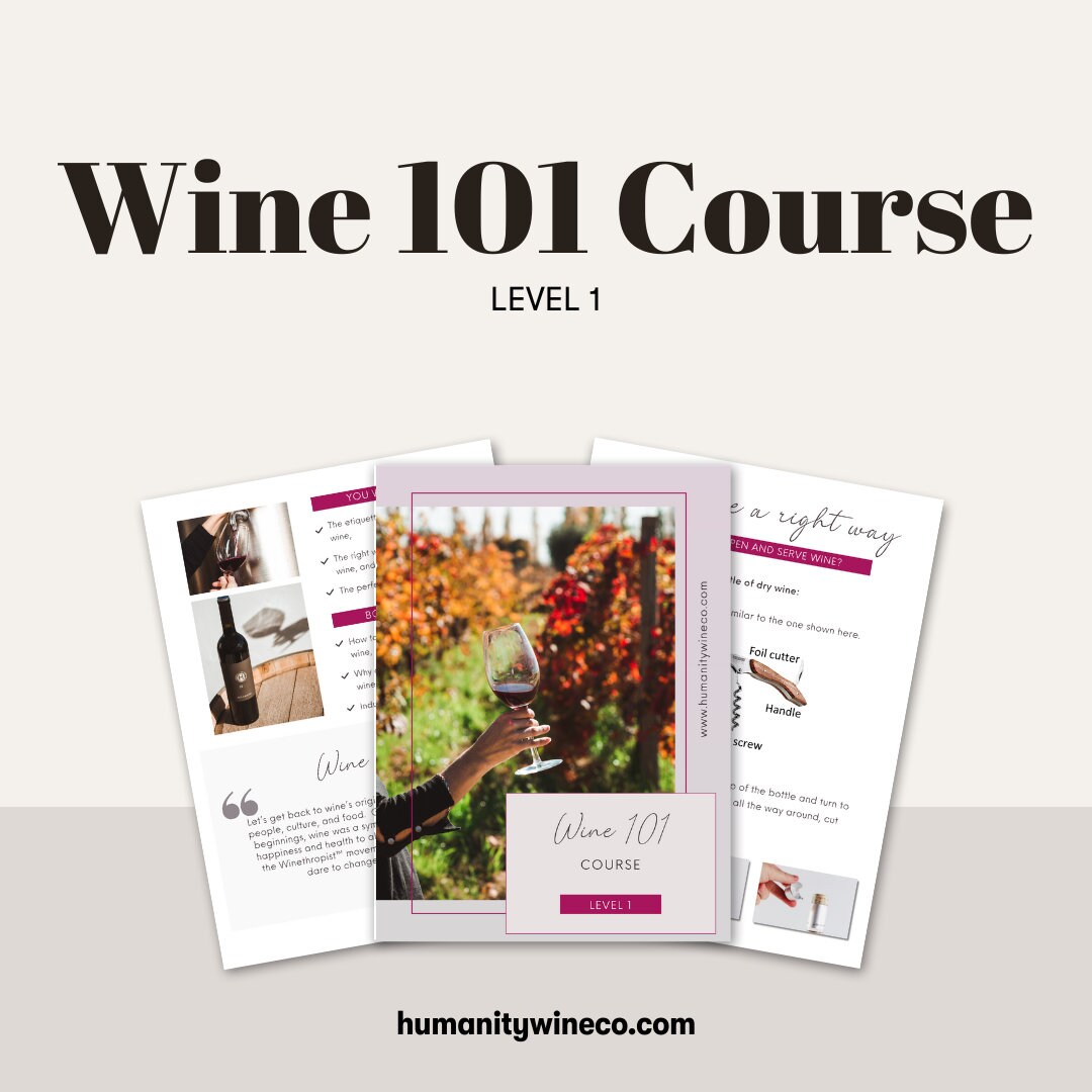 Tasting Guide Printable Printable Wine Tasting Wine Guide Level 1 Wine ...
