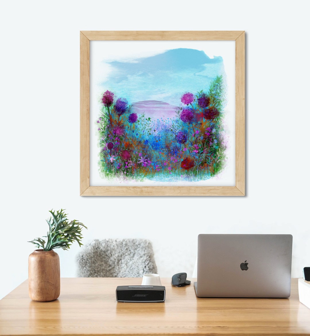 Nostalgia - Landscape Painting, Art Home Decor, Floral Wall Art ...