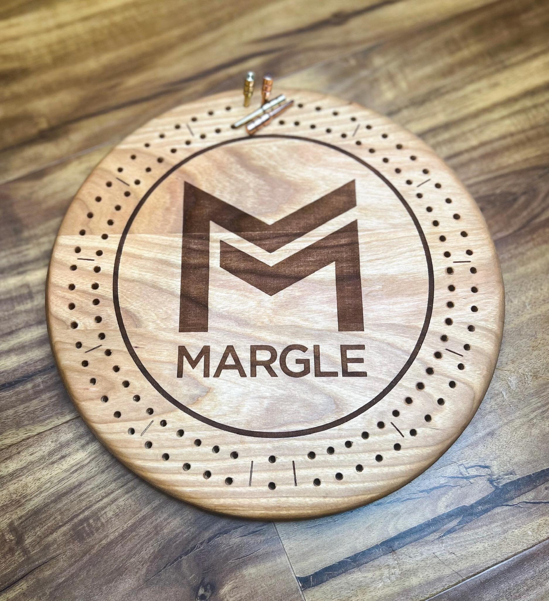 Custom Cribbage Board Personalized With Laser Engraved Text and Images ...