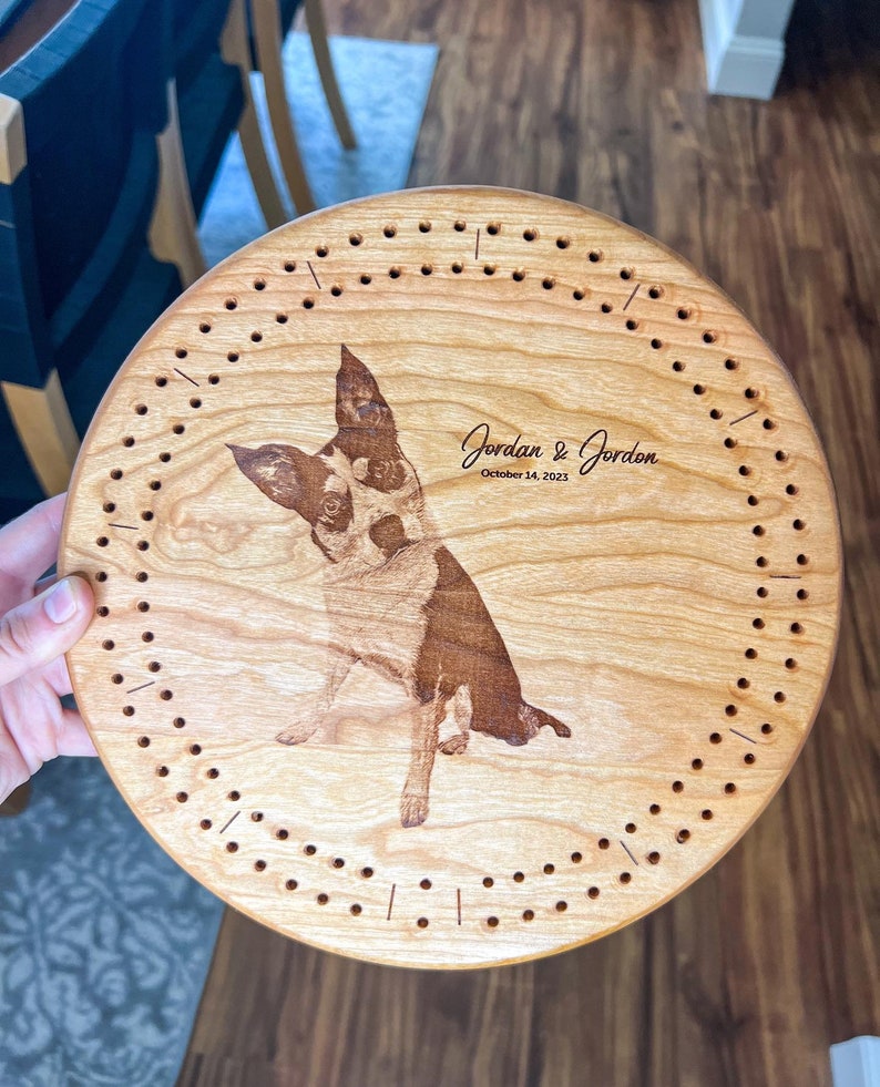 Personalized Cribbage Board Laser Engrave With Images, Approved Company ...