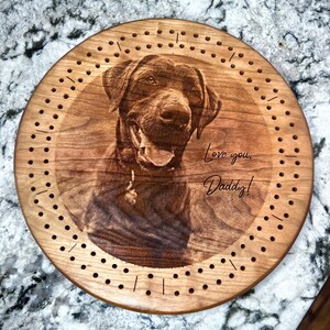 Custom Cribbage Board - Personalized With Laser Engraved Text and ...