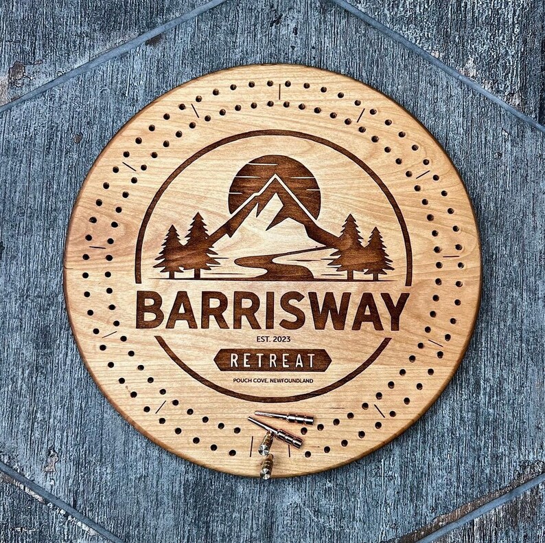 Personalized Cribbage Board Laser Engrave With Images, Approved Company ...