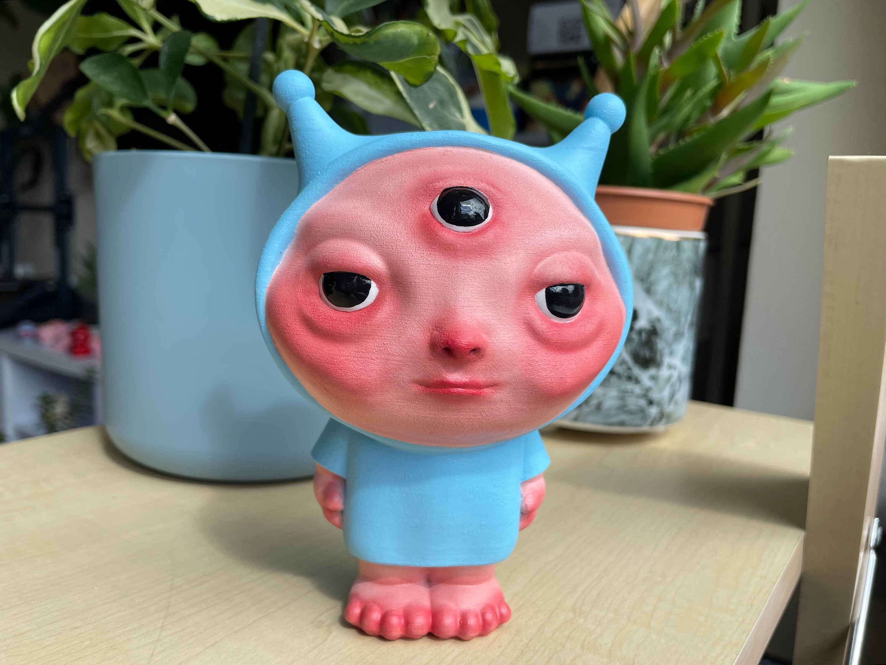 Cletus the Alien Weird Cute Art Figure - Etsy