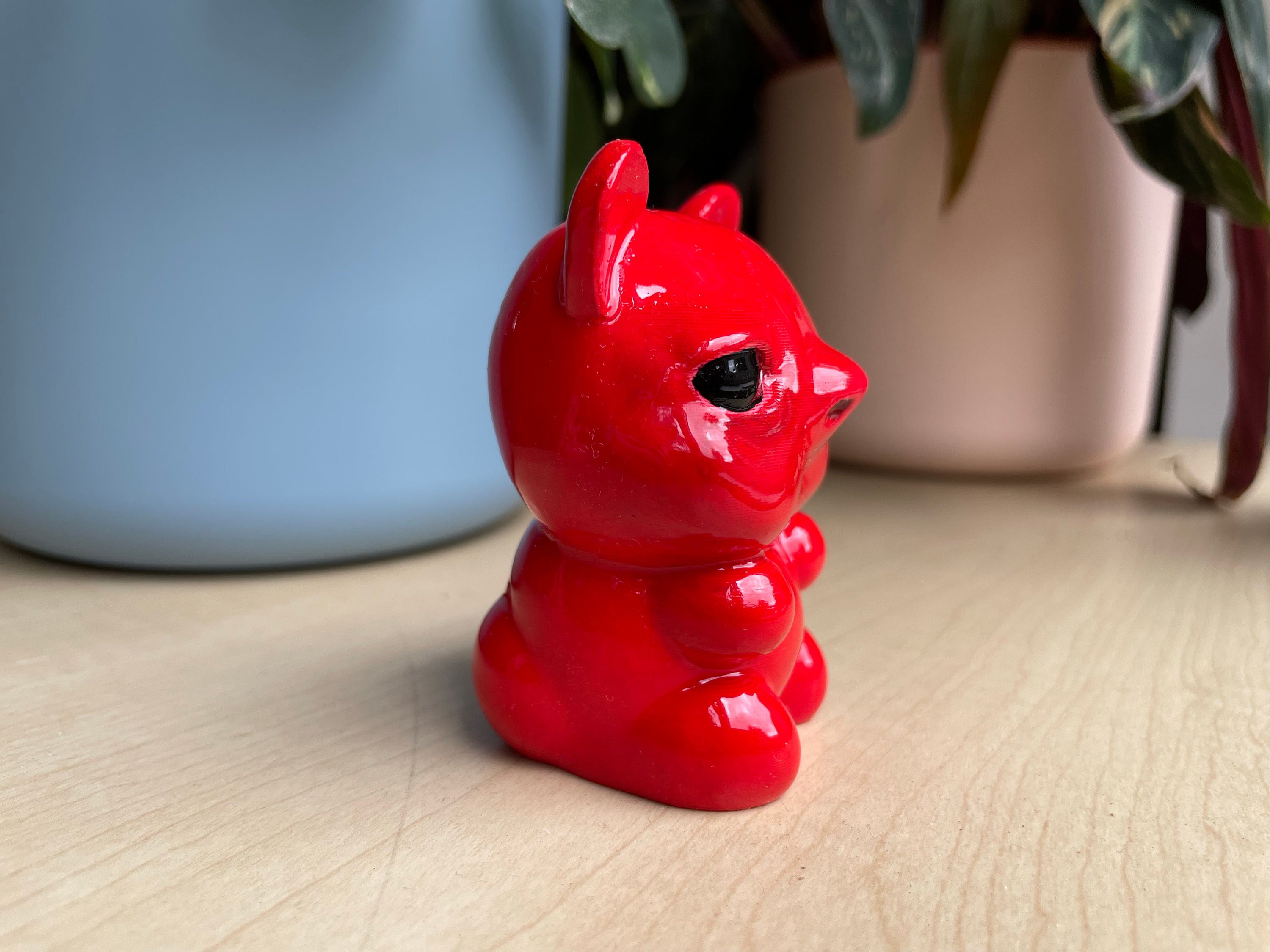 Cute Shiny Gummy Bear Art Toy Figurine Desk Friend - Etsy
