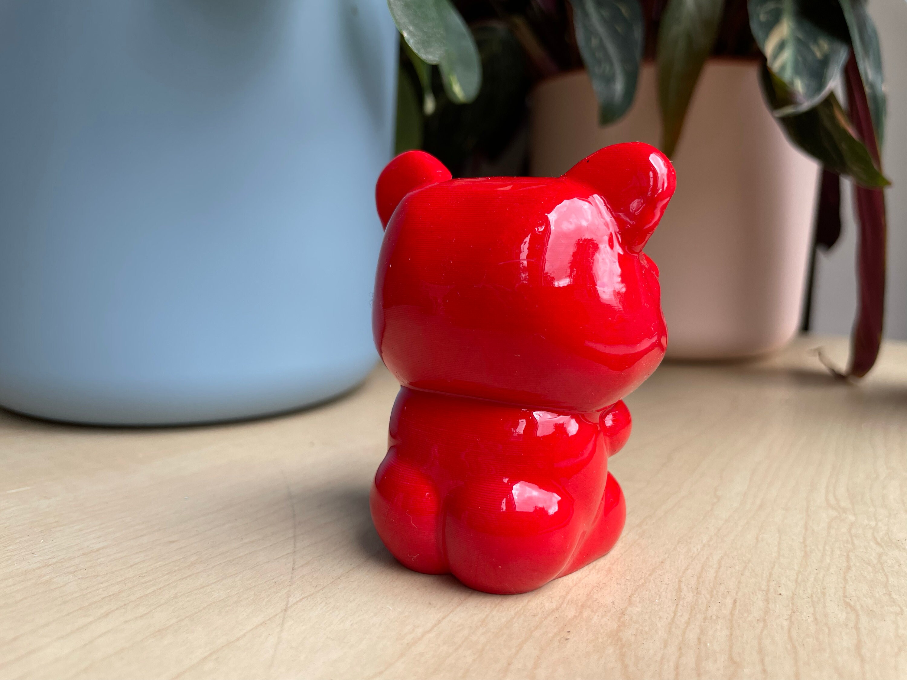Cute Shiny Gummy Bear Art Toy Figurine Desk Friend - Etsy