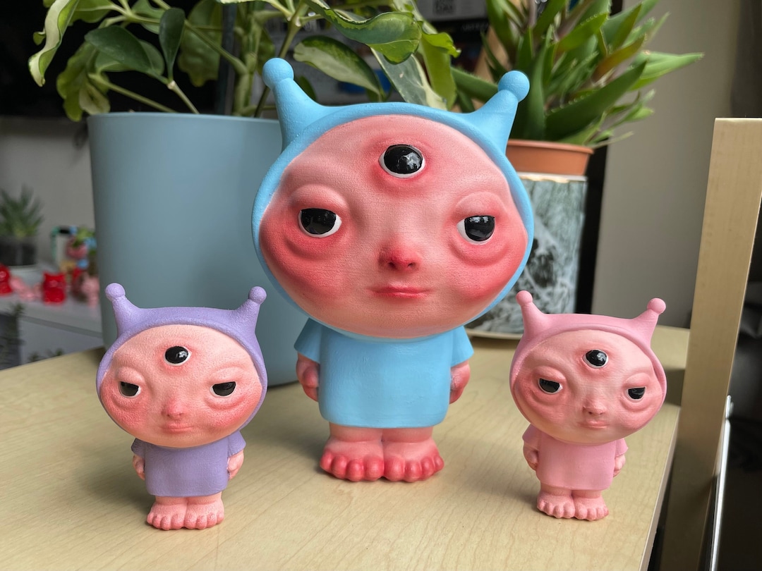 Cletus the Alien Weird Cute Art Figure - Etsy