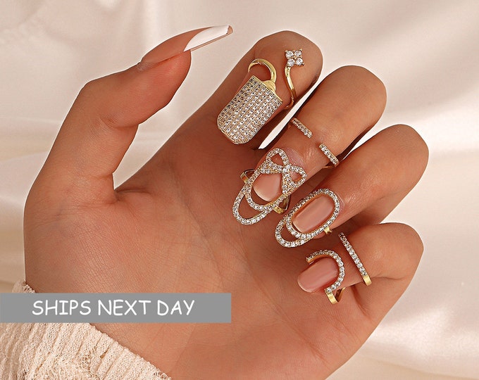 Silver Claws, Claw Rings, Nail Guards, Nail Rings, Metal Nail Guards ...