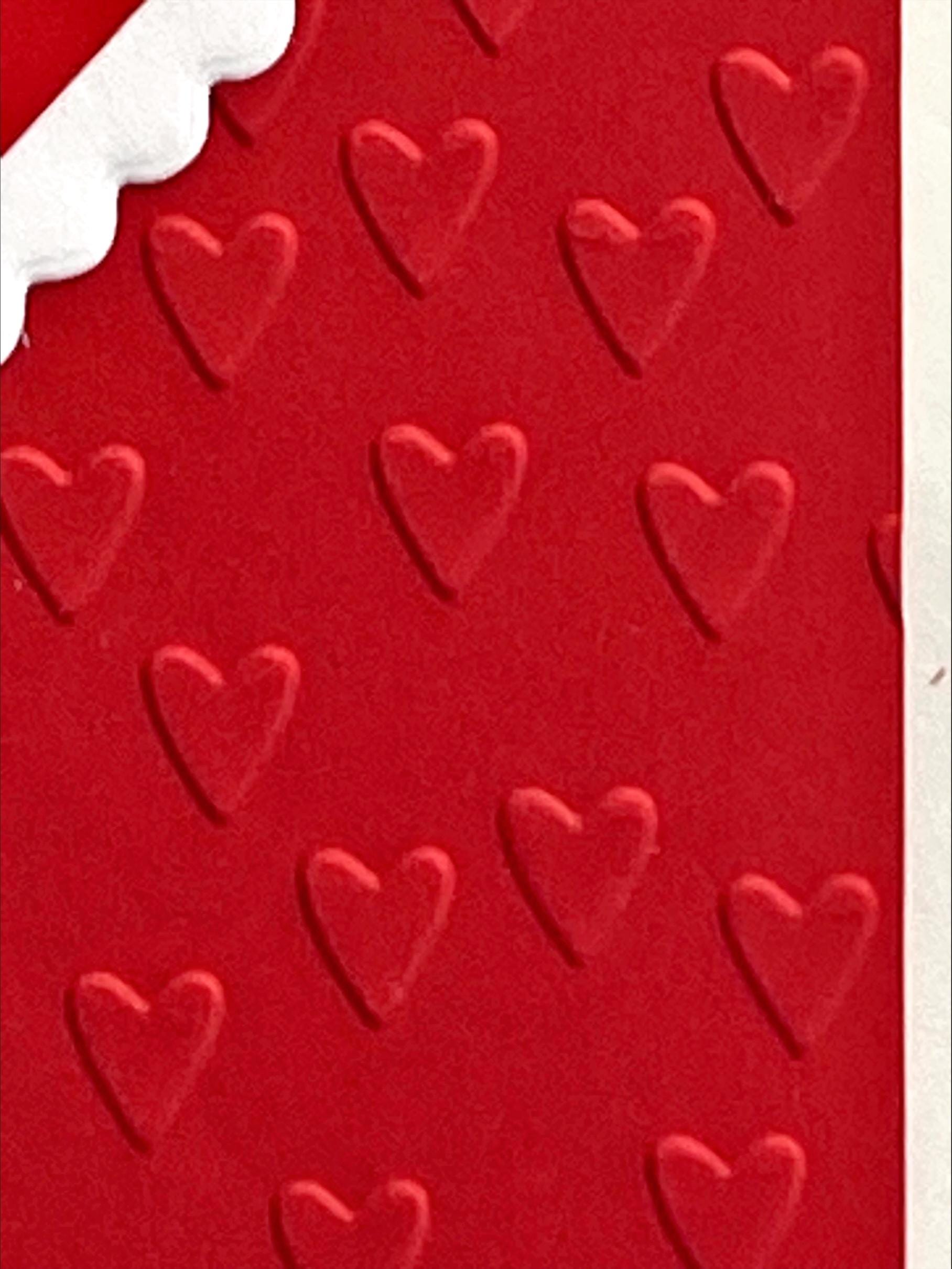 Valentine's Day Cards in Red and White With a Gingham Bow, Handmade ...