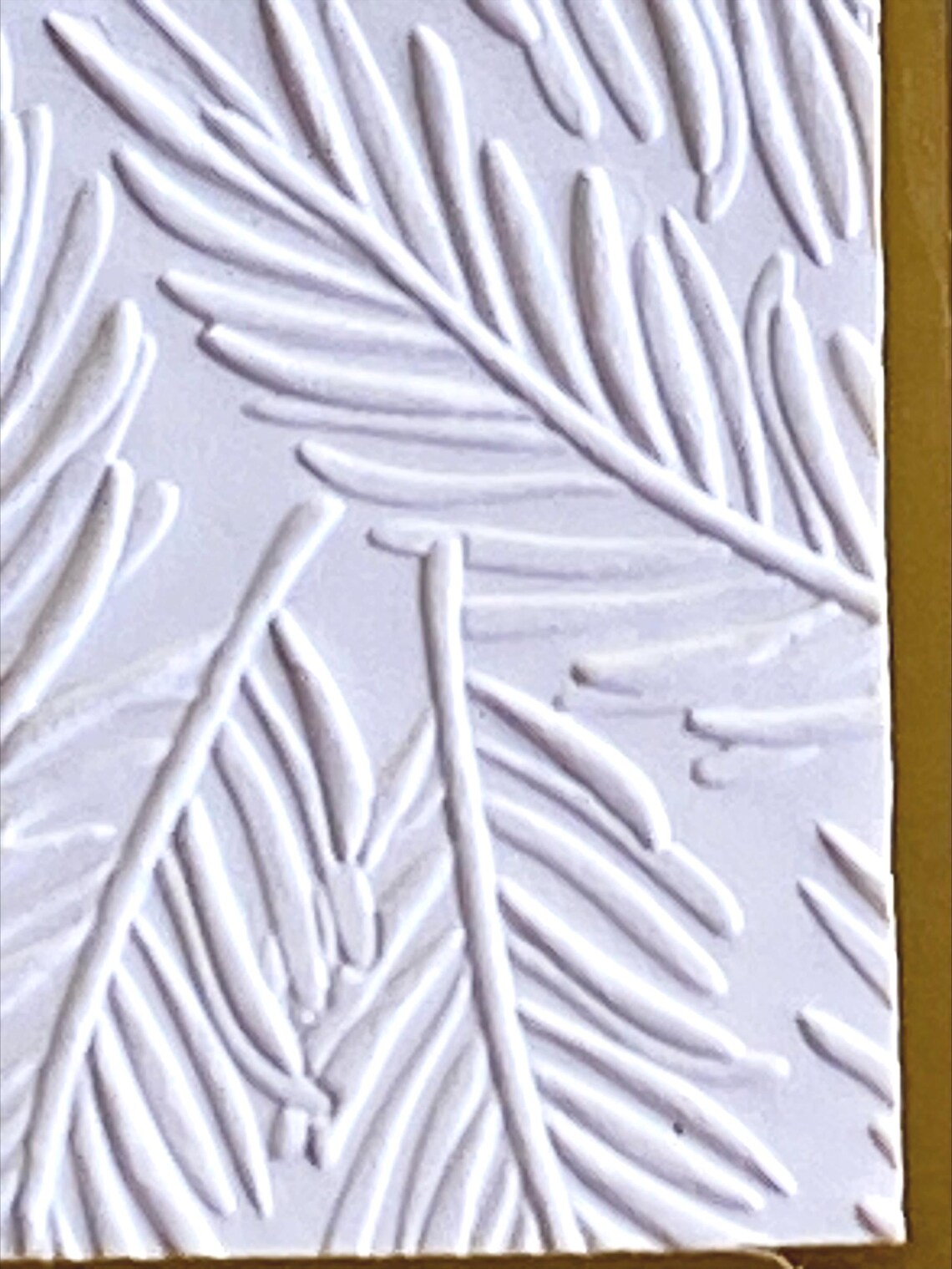 Religious Embossed Gold and White Christmas Cards, Handmade, Set of Six ...