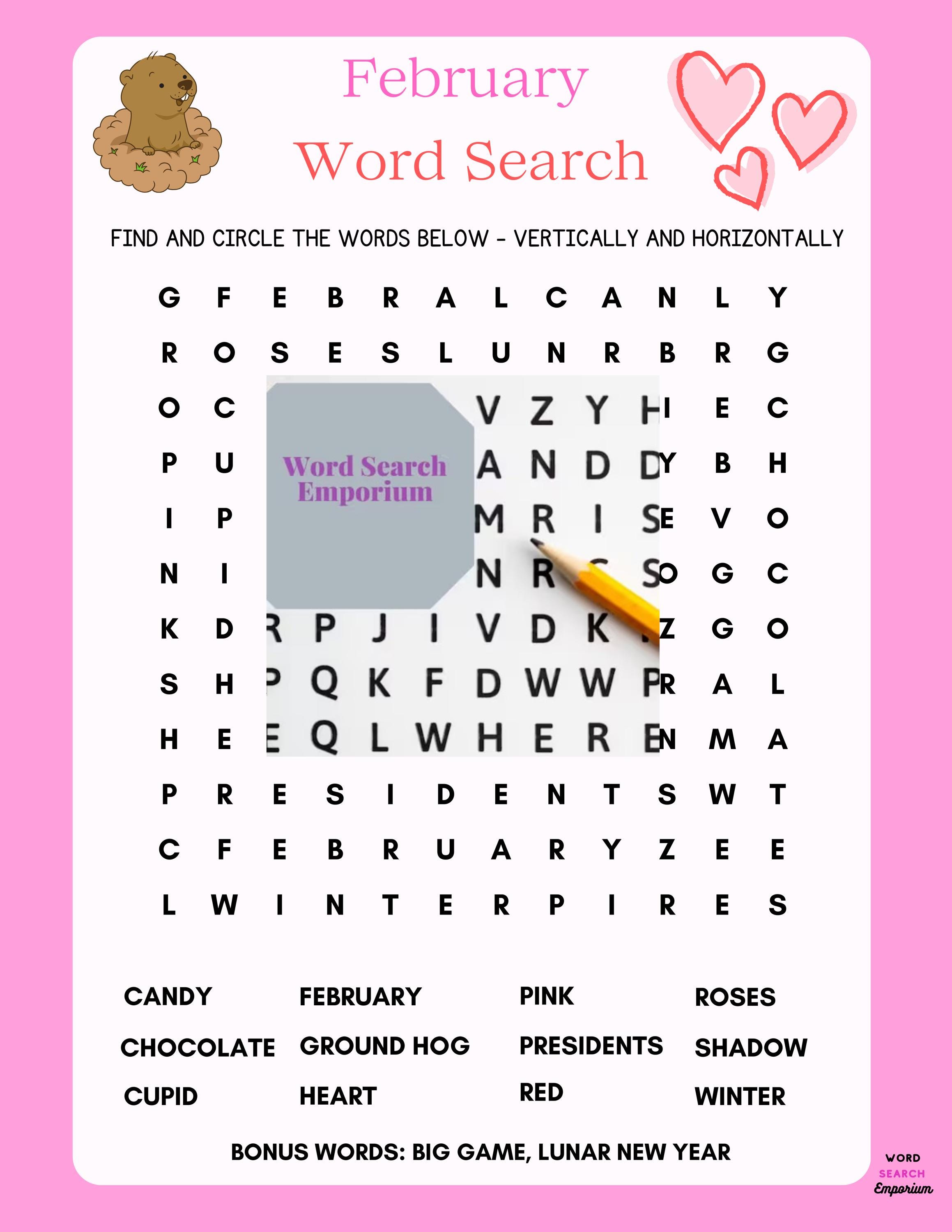 Months of the Year Word Search Bundle! Find Words Related to Each Month ...