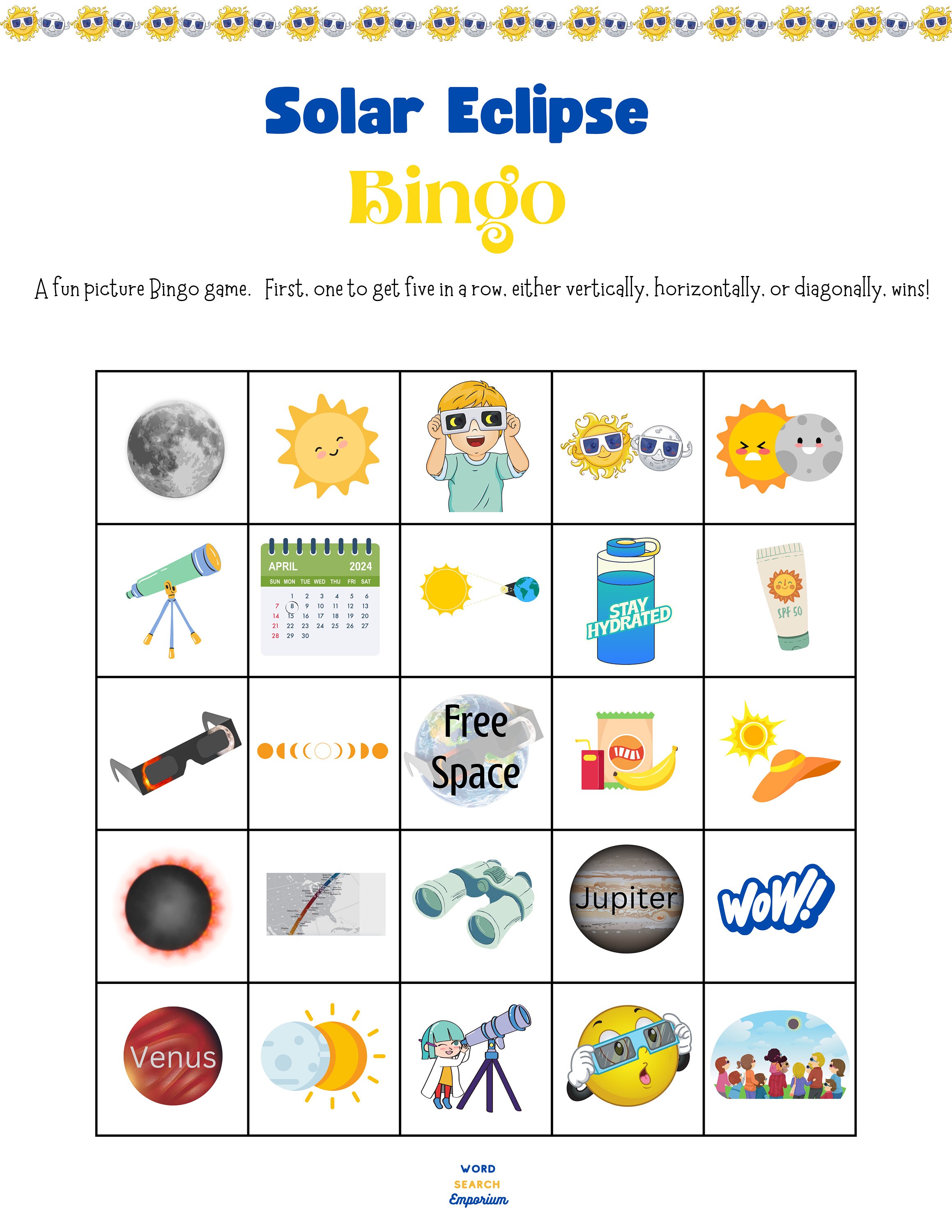 Solar Eclipse Game Bundle - Once in a Lifetime Event - 10 Unique Games ...