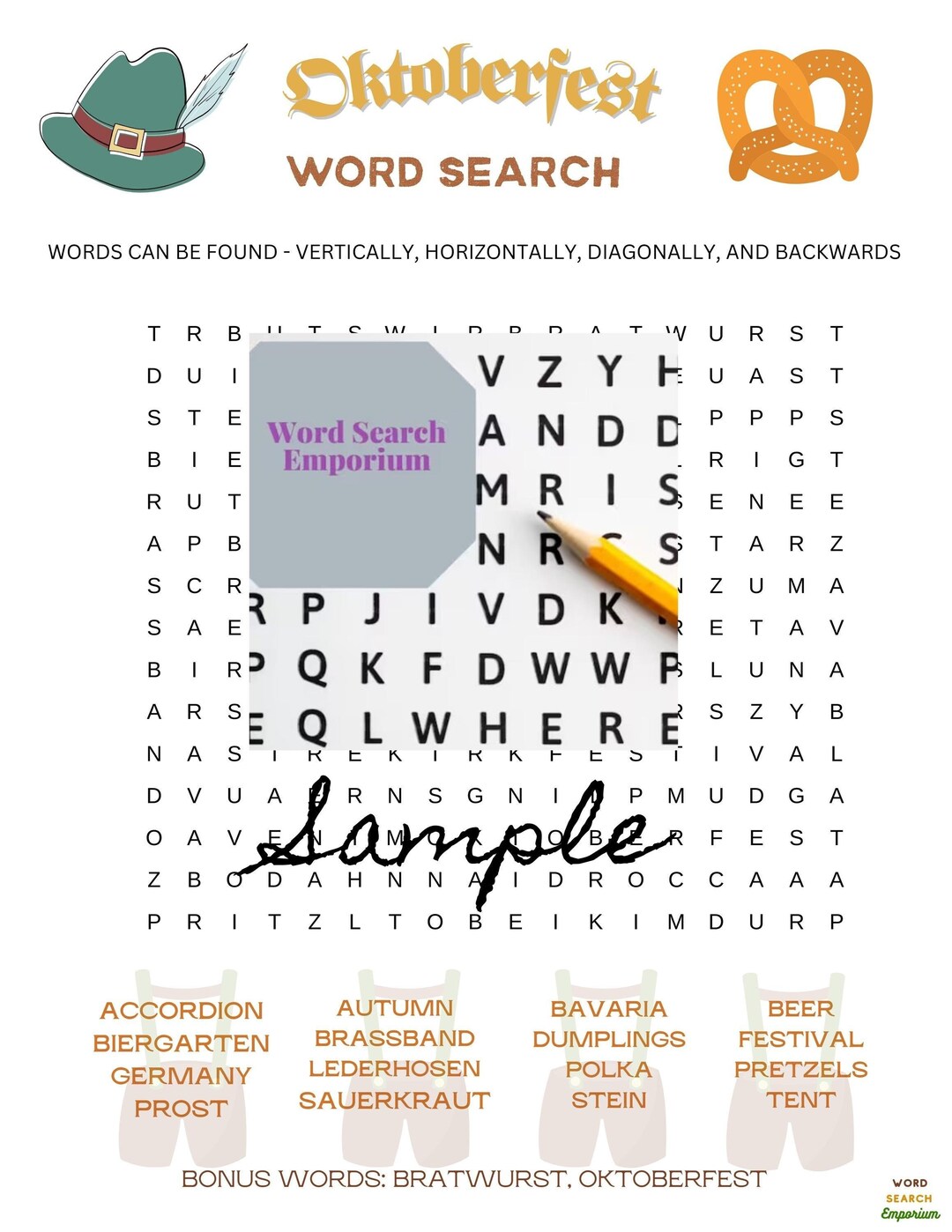 Celebrate Oktoberfest With This Fun and Engaging Word Search! It's a ...