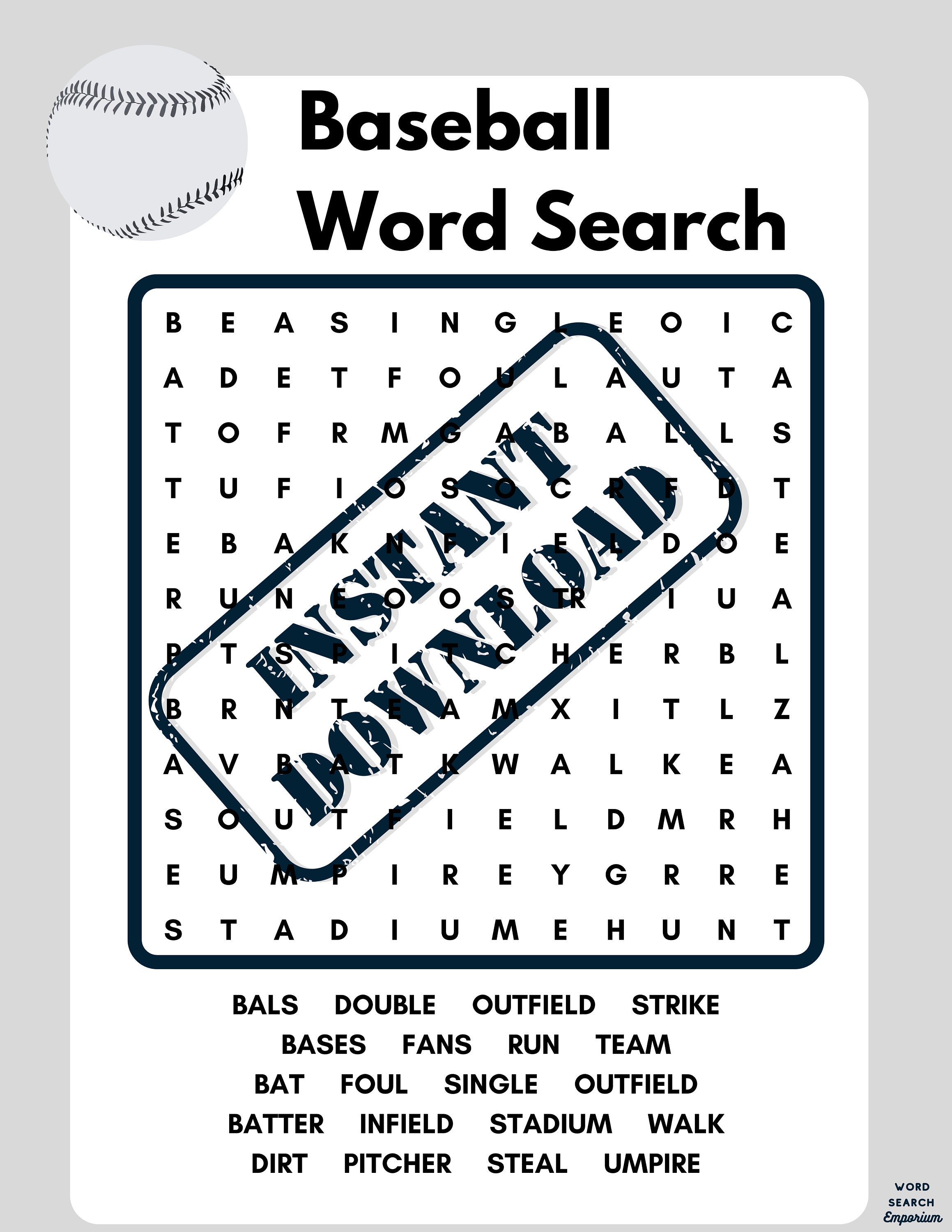 The Ultimate Baseball Wordsearch- Fun-filled Brain-teasing Puzzles for ...