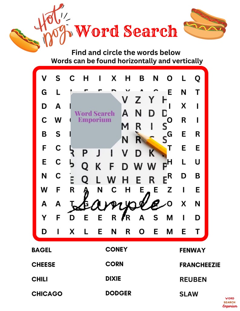 Hot Dog Game Bundle for Families, Work Parties, Bbqs, National Hot Dog ...