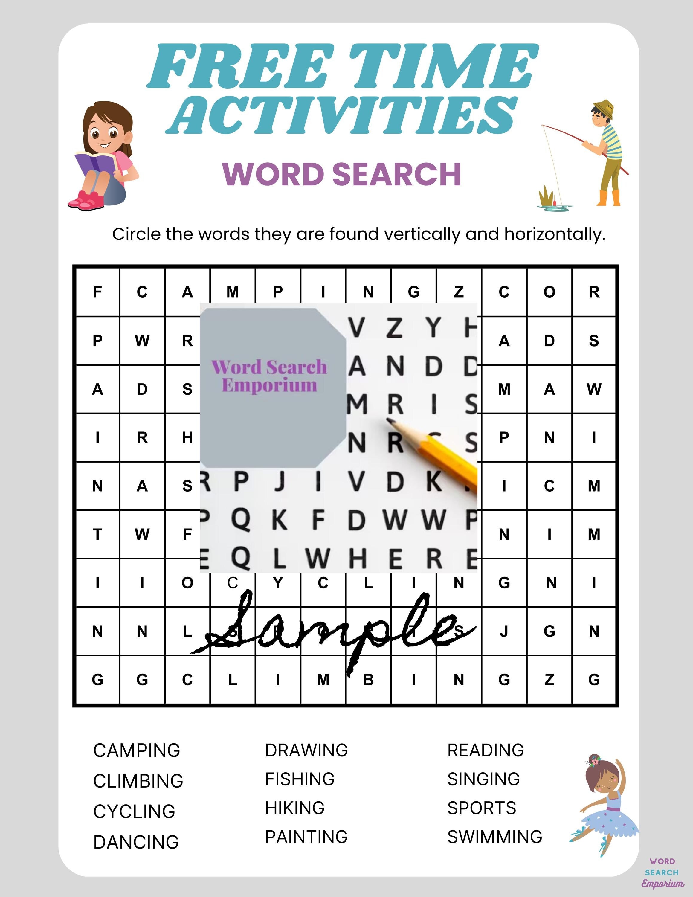 Keep Kids Busy and Engaged With This Fantastic Free Time Activities ...