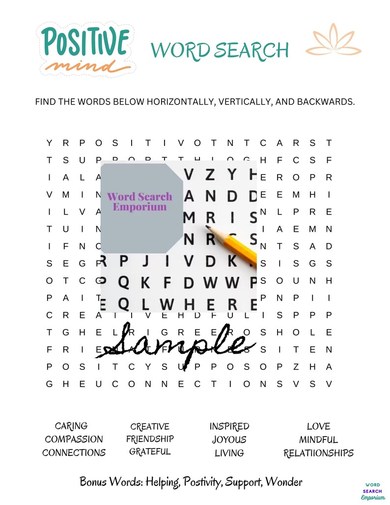 Mindfulness Word Search Bundle: Coloring Pages & Activities (digital ...