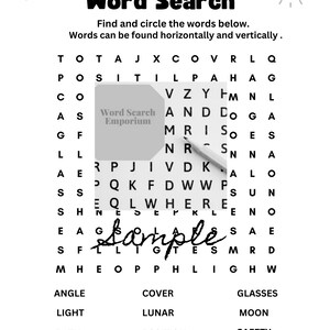 Get Ready for the 2024 Solar Eclipse With This Fun Word Search Game! A ...