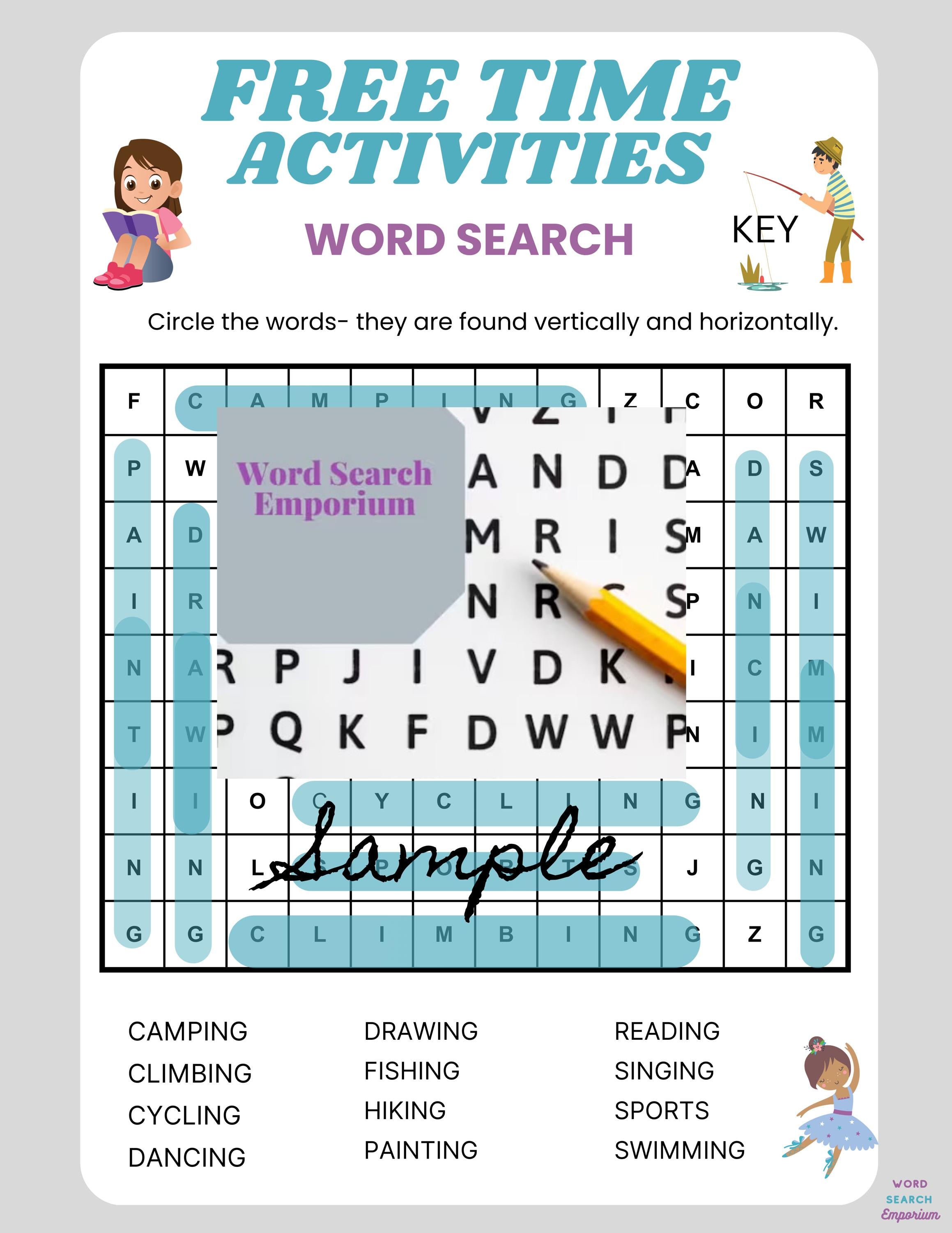 Keep Kids Busy and Engaged With This Fantastic Free Time Activities ...