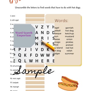 Hot Dog Game Bundle for Families, Work Parties, Bbqs, National Hot Dog ...