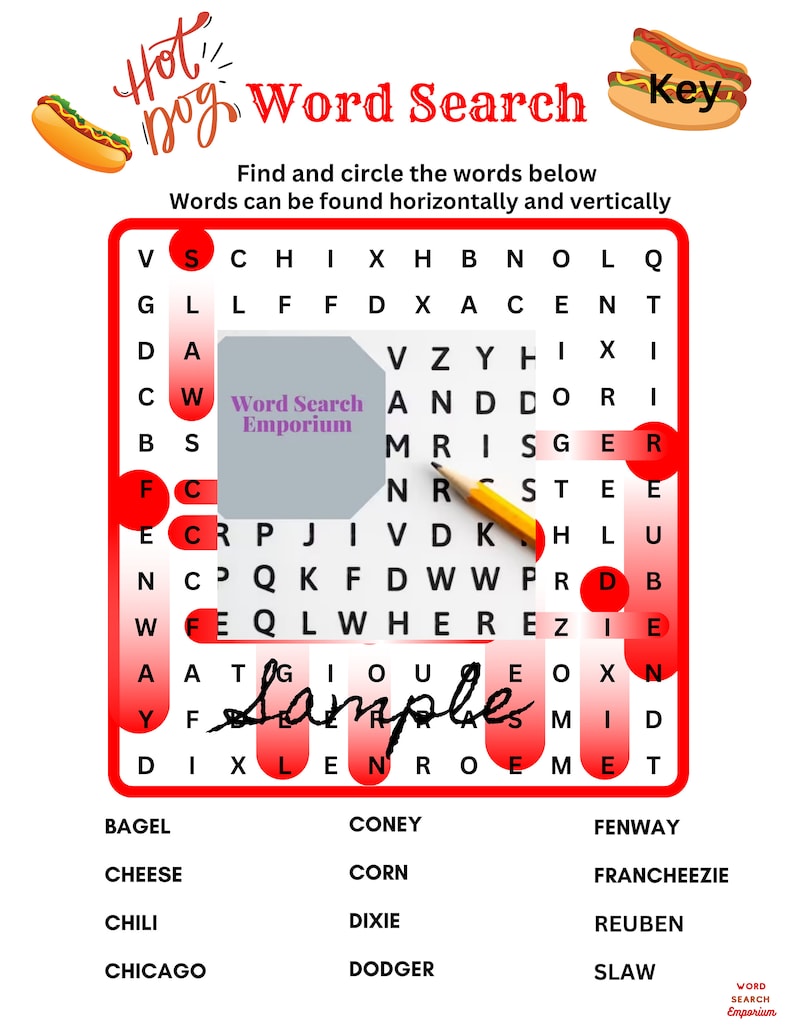 Hot Dog Game Bundle for Families, Work Parties, Bbqs, National Hot Dog ...