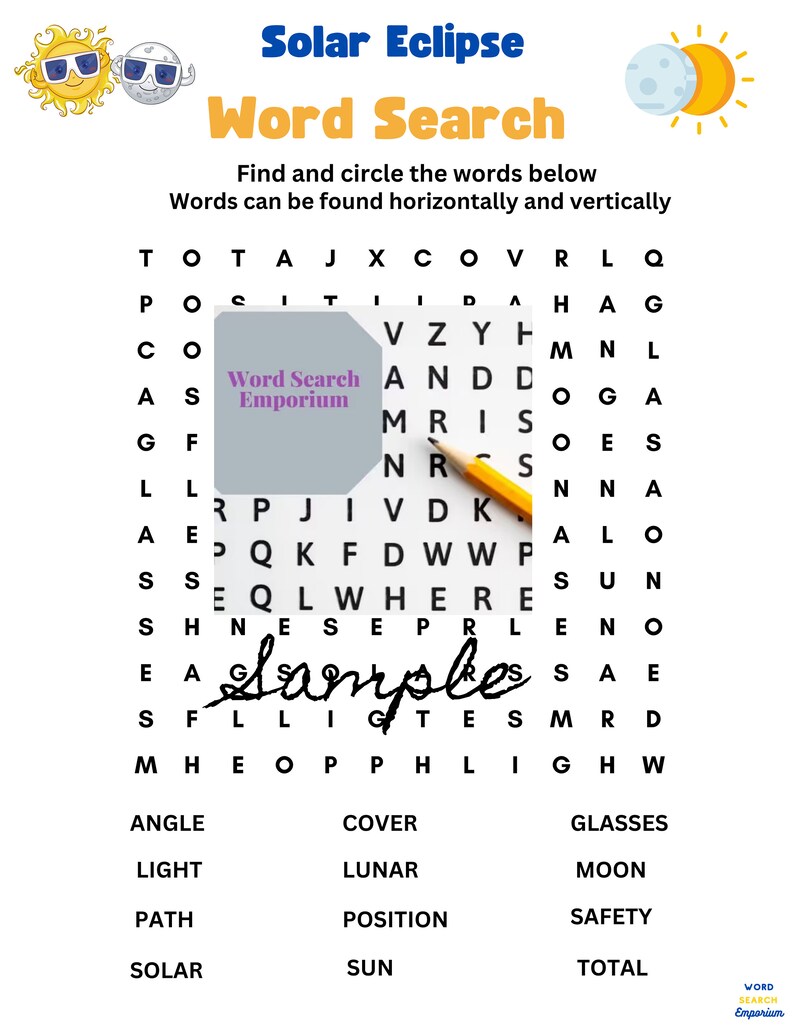 Solar Eclipse Game Bundle - Once in a Lifetime Event - 10 Unique Games ...