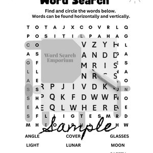 Get Ready for the 2024 Solar Eclipse With This Fun Word Search Game! A ...