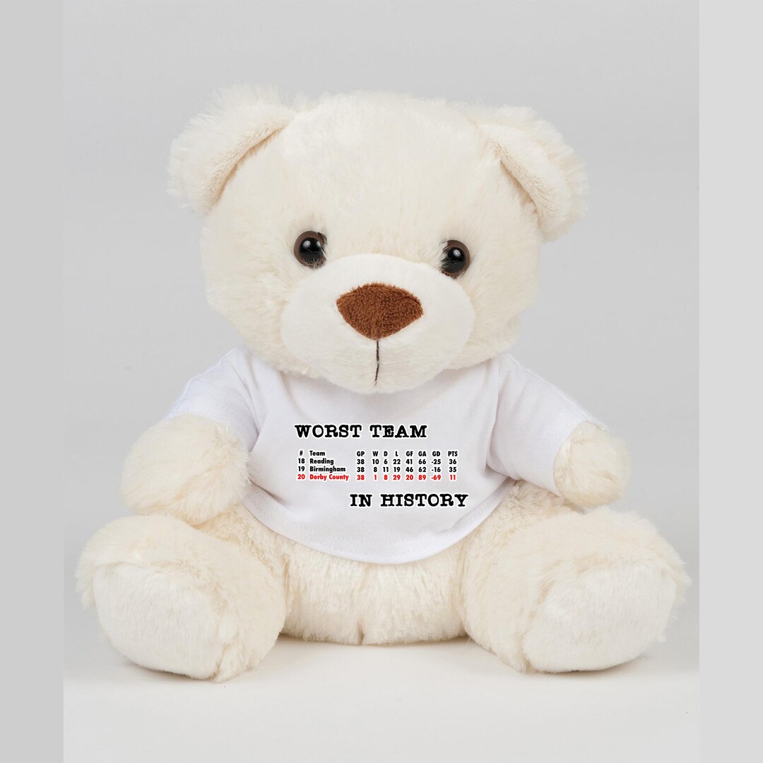 Teddy Bear - Worst Team by Nottingham Reds - Etsy