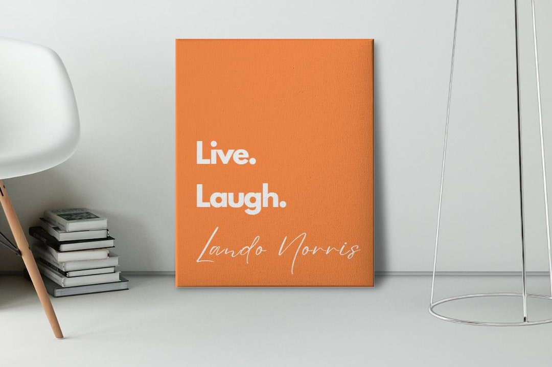 Live Laugh Lando Norris - F1 - Mclaren - Digital Download - Etsy