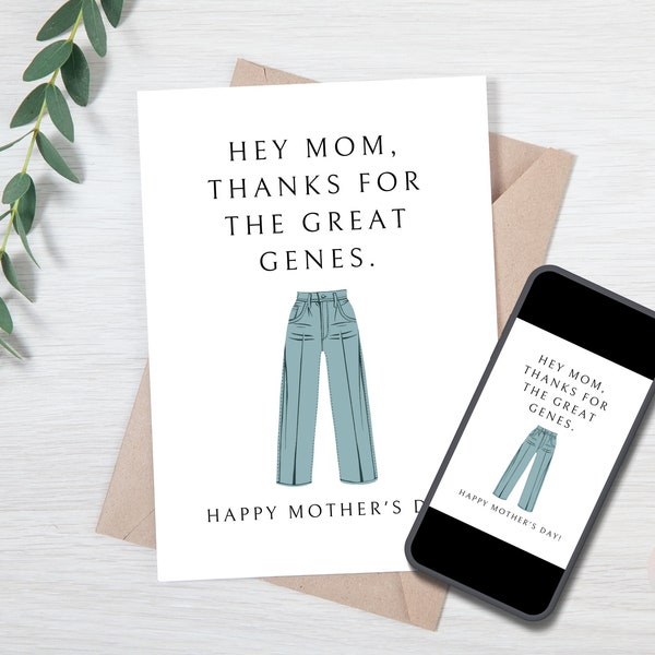 Funny Mothers Day Card - Etsy