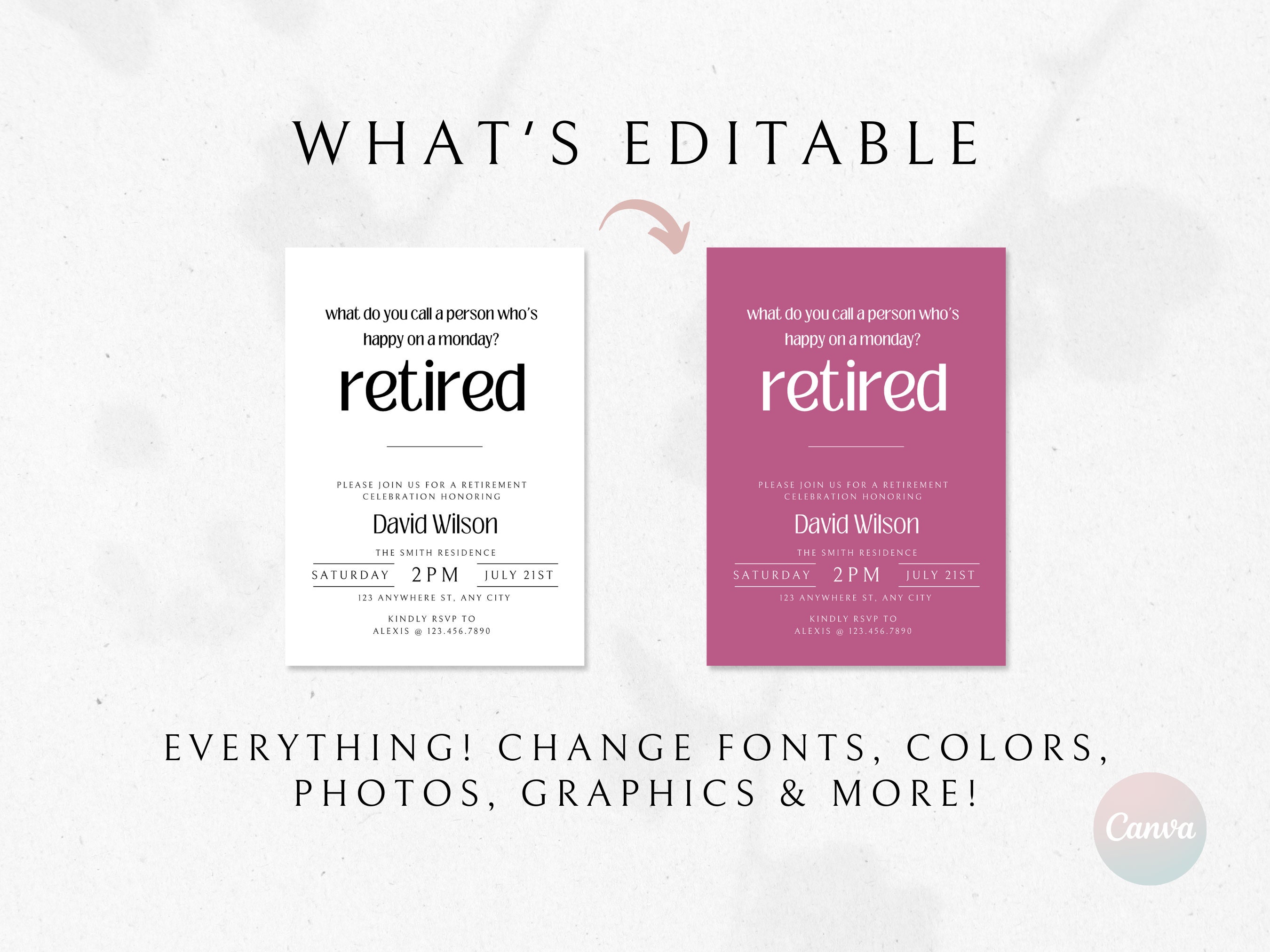 Funny Retirement Invitation, Retirement Party Invitation, Retirement ...