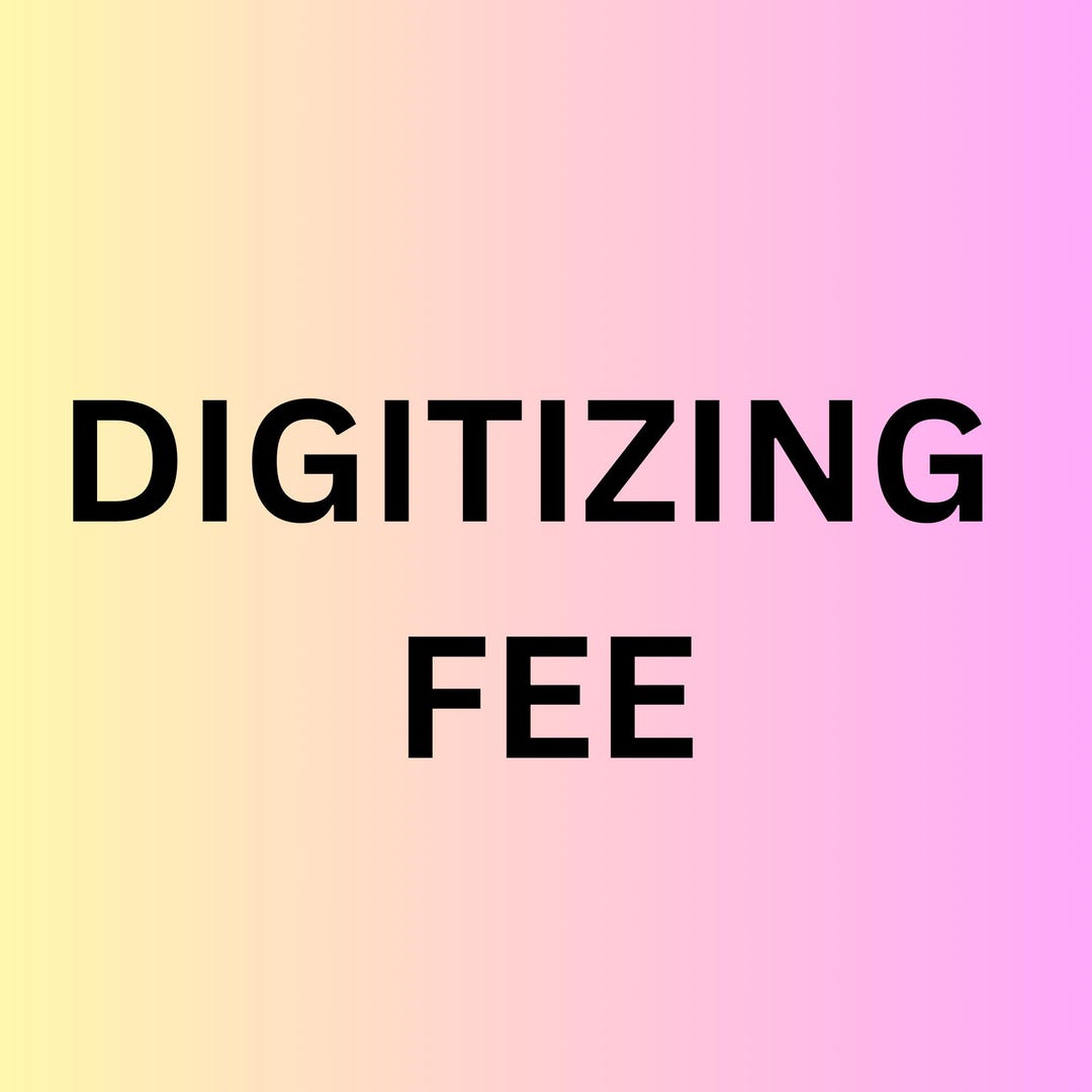 Digitizing Fee - Turn Your Logo Into an Embroidery Format - Etsy