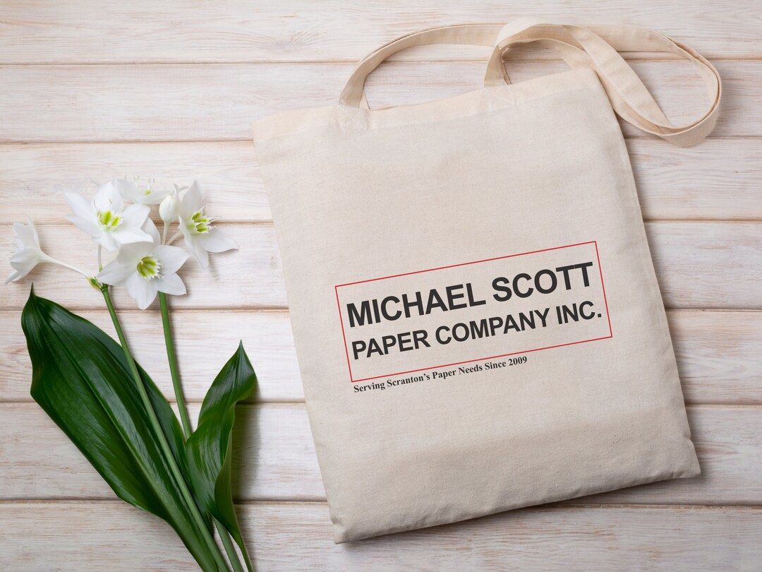 Michael Scott Paper Company Tote Bag: the Office Fan Gift - Etsy