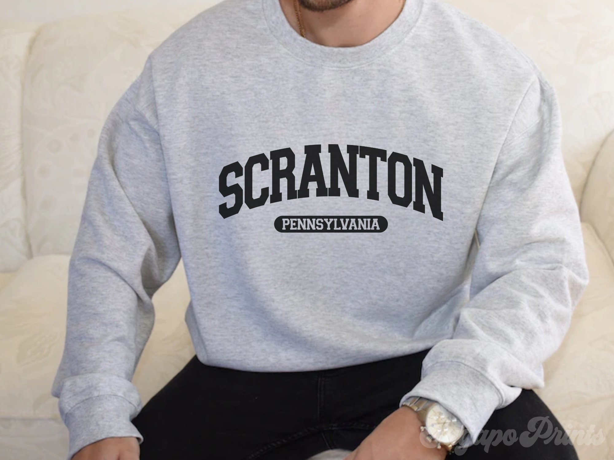 The Office Sweater Varsity Scranton Crewneck Gift for Office Fan Fun ...