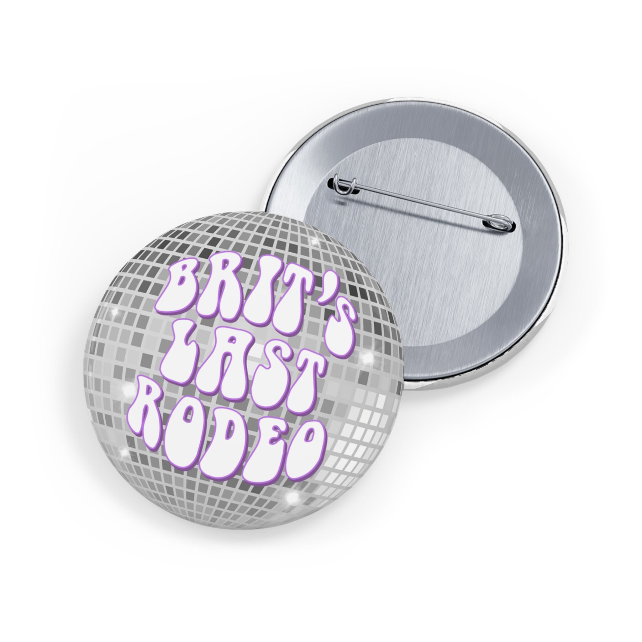 CUSTOM Disco Pin PERSONALIZED Disco Ball Party Pin Hashtag Disco Badge ...