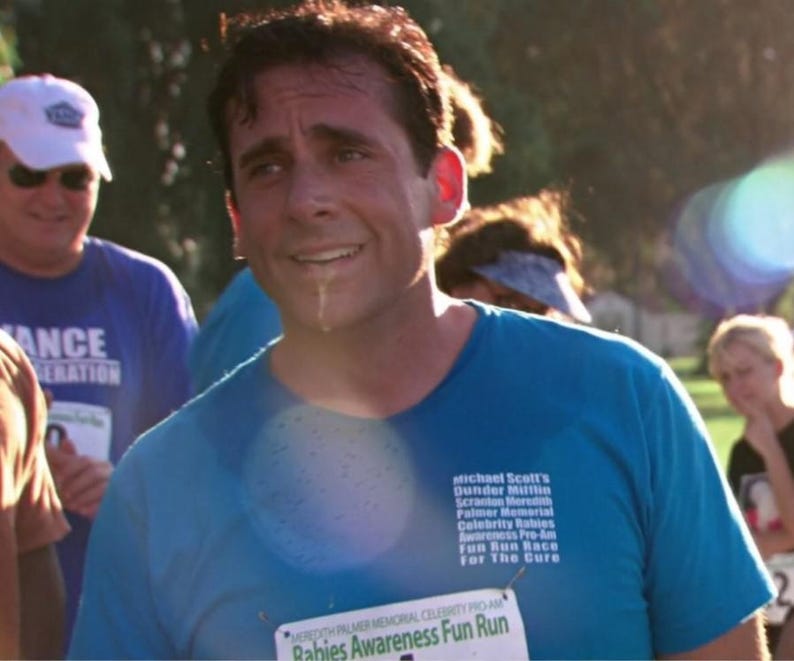 The Office Michael Scott's Fun Run T-shirt Unisex Short Sleeve Tee ...