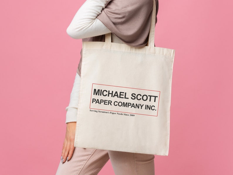 Michael Scott Paper Company Tote Bag: the Office Fan Gift - Etsy